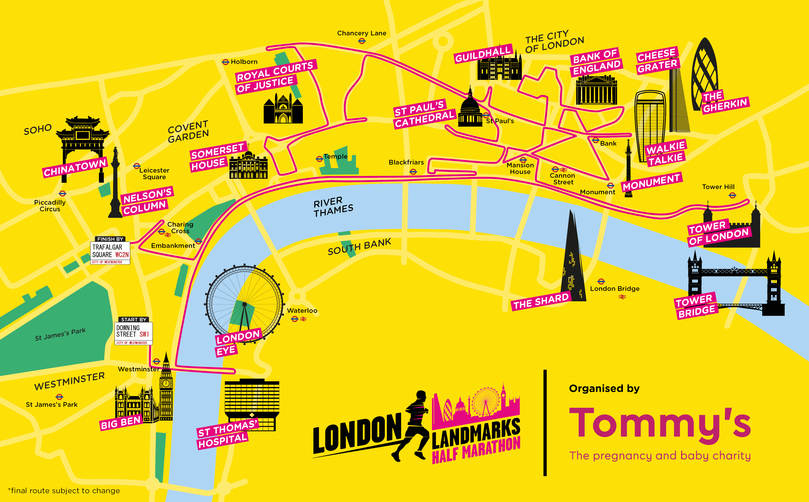 PACT - Run for PACT - London Landmarks Half Marathon